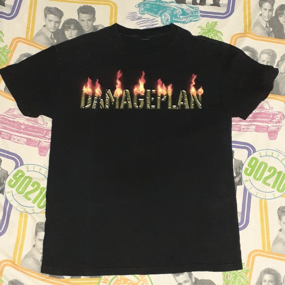 2006 Damageplan Dimebag Darrell Vinne Paul Band Shirt… - Gem